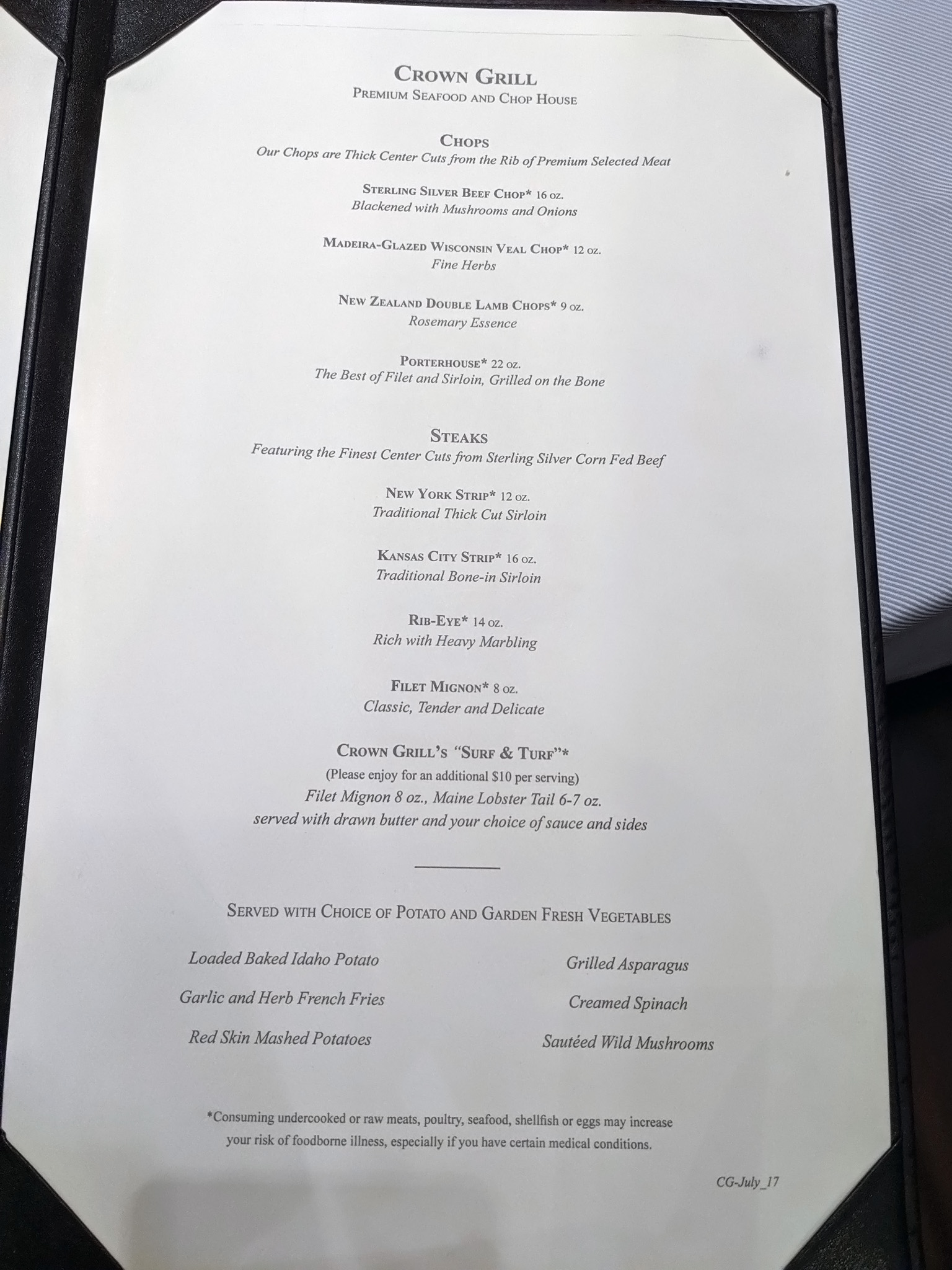 Emerald Princess Sea Day And Dining At Crown Grill | neOnbubble