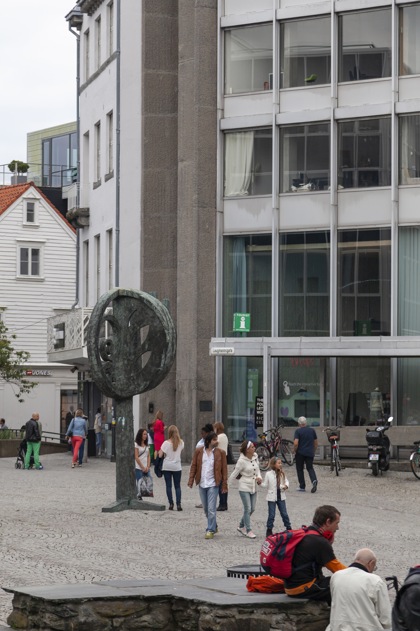Norway's Oldest Cathedral And The Old Wooden Town Of Gamle Stavanger ...
