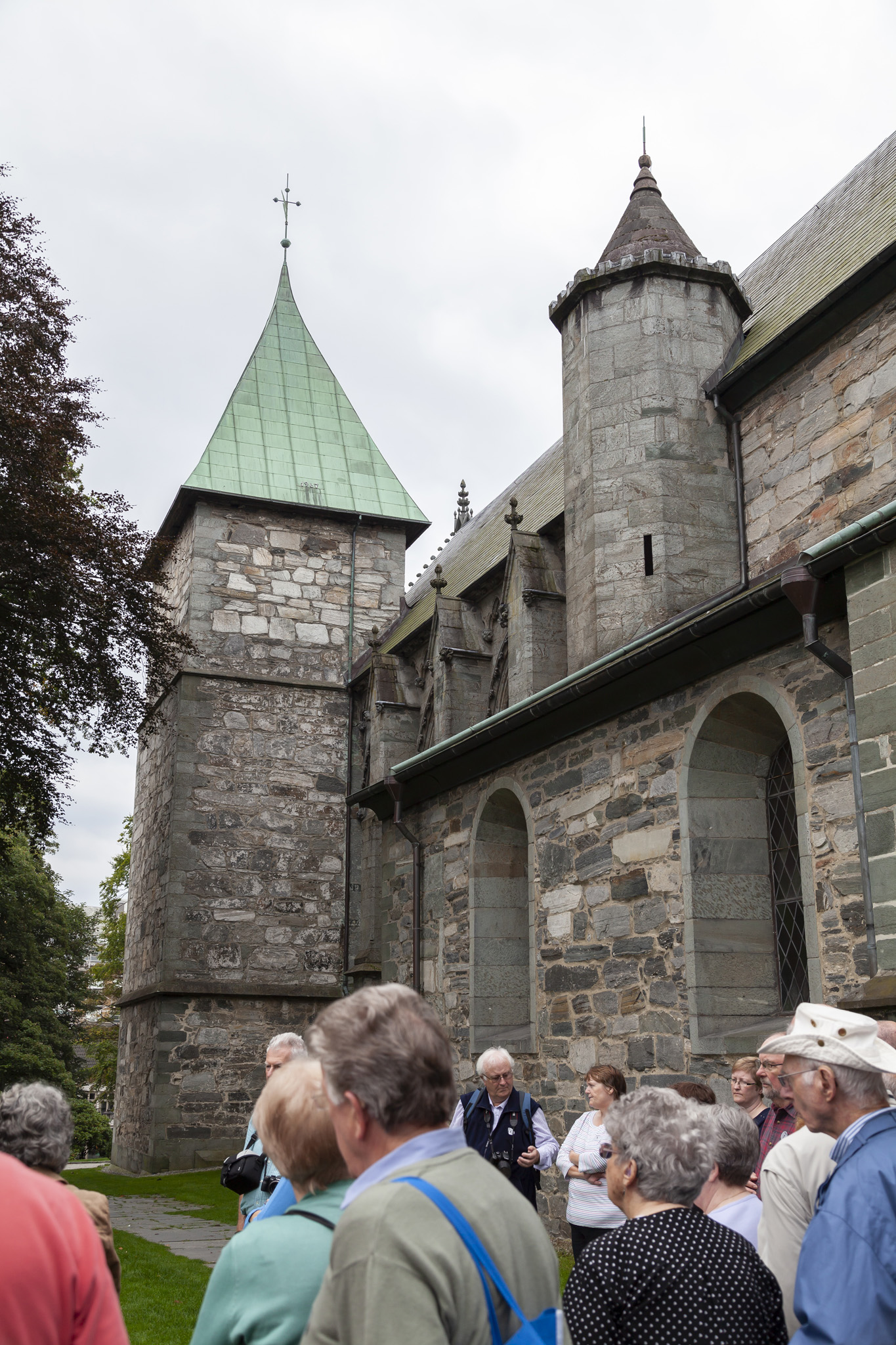 Norway's Oldest Cathedral And The Old Wooden Town Of Gamle Stavanger ...