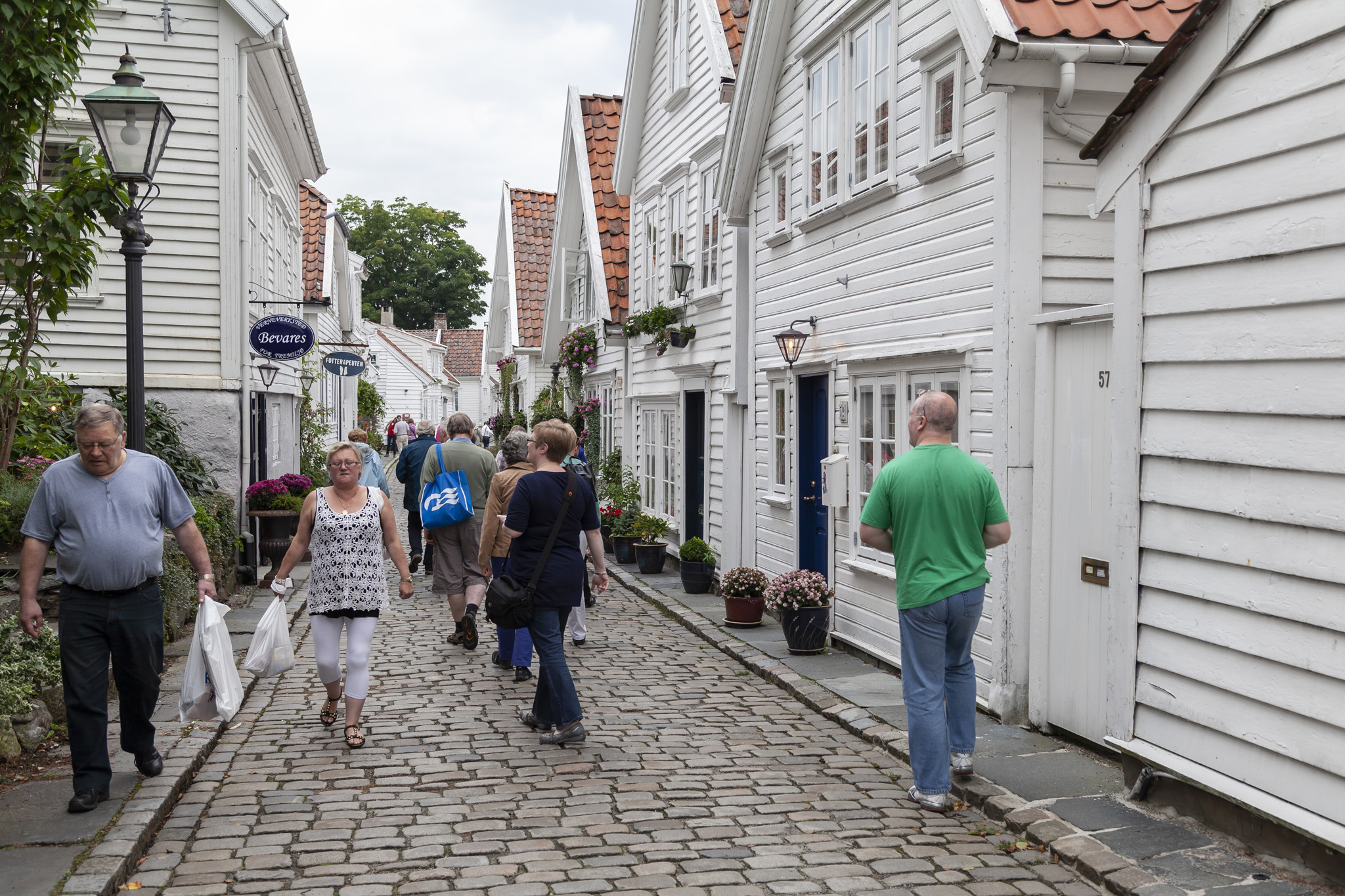 Norway's Oldest Cathedral And The Old Wooden Town Of Gamle Stavanger ...